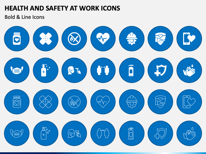 Health and Safety at Work Icons for PowerPoint and Google Slides - PPT ...