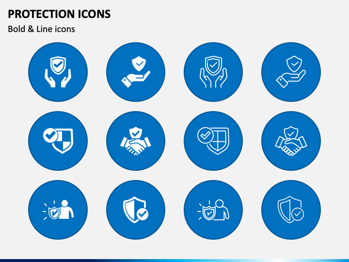 Protection Icons for PowerPoint and Google Slides - PPT Slides