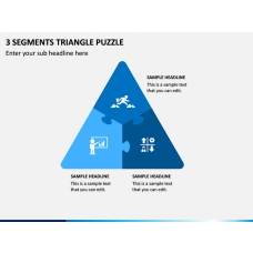 Triangle Puzzle Templates for PowerPoint and Google Slides | SketchBubble