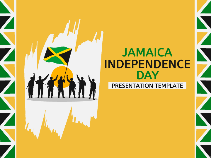 Jamaica Map 02 Powerpoint Templates