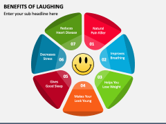 Benefits of Laughing PowerPoint Template and Google Slides Theme