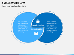 2 Stage Workflow PowerPoint Template - PPT Slides