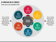 6 Circles in a Circle PowerPoint Presentation Slides - PPT Template
