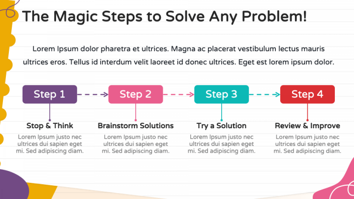 Free - Problem Solving Lesson for Children PowerPoint and Google Slides Template - PPT Slides