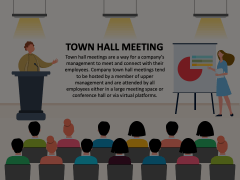 Town Hall Meeting PowerPoint Template and Google Slides Theme
