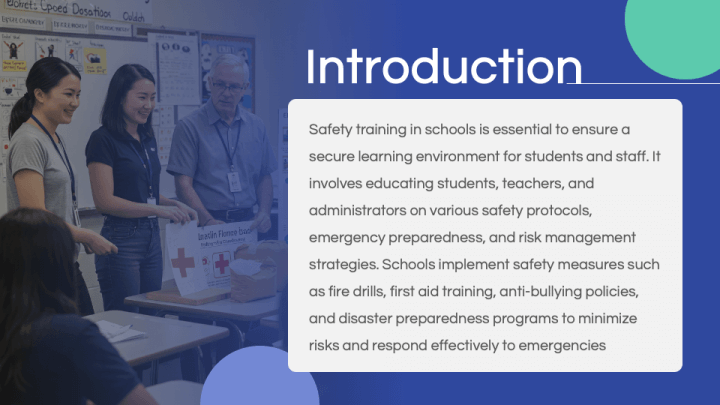Safety Training for School PowerPoint and Google Slides Template - PPT ...