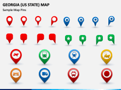Georgia (US State) Map for PowerPoint and Google Slides - PPT Slides