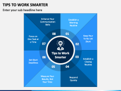 Tips to Work Smarter PowerPoint and Google Slides Template - PPT Slides