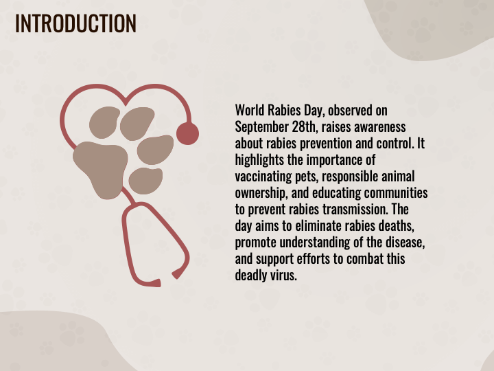 Free - World Rabies Day PowerPoint Template and Google Slides Theme
