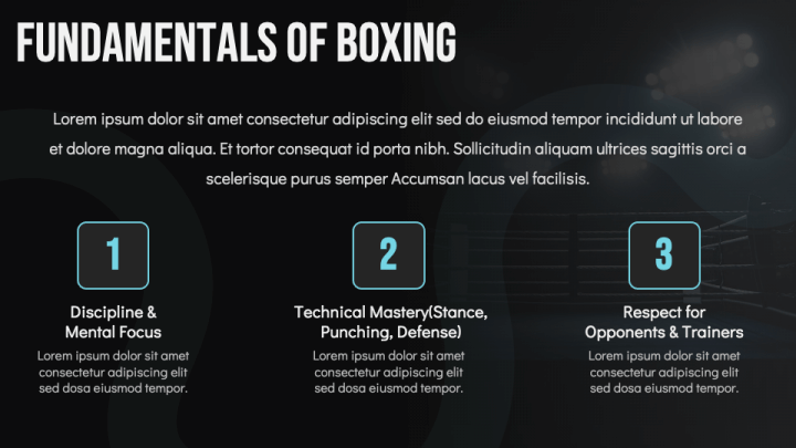 Free - Boxing Theme for PowerPoint and Google Slides - PPT Slides