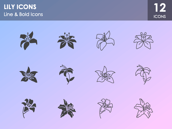 Lily Icons for PowerPoint and Google Slides - PPT Slides