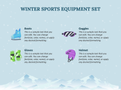 Free Winter Sports Presentation Theme for PowerPoint and Google Slides