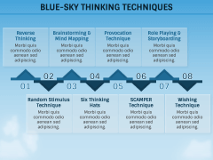 Blue-Sky Thinking PowerPoint Template and Google Slides Theme - PPT Slides