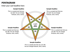 Pentagram PowerPoint and Google Slides Template - PPT Slides