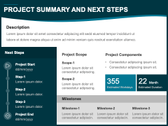 Project Summary And Next Steps PowerPoint and Google Slides Template ...