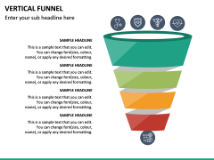 Vertical Funnel PowerPoint Template | SketchBubble