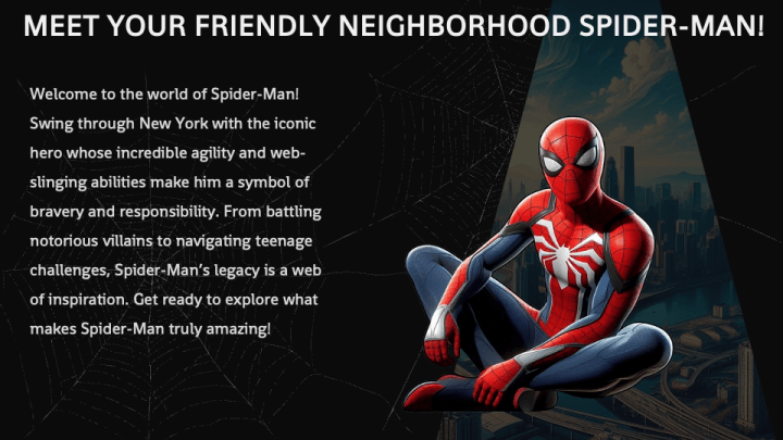 Free - Spiderman Presentation Theme for PowerPoint and Google Slides ...