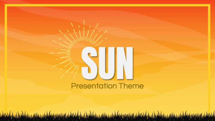 Sun Theme for PowerPoint and Google Slides - PPT Slides