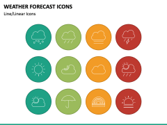 Weather Forecast Icons for PowerPoint and Google Slides - PPT Slides