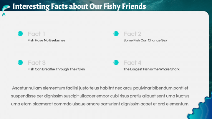 Free - Fish Presentation for PowerPoint and Google Slides - PPT Slides