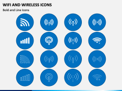 Wifi And Wireless Icons for PowerPoint and Google Slides - PPT Slides