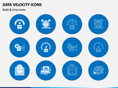 Data Velocity Icons for PowerPoint and Google Slides - PPT Slides