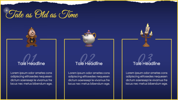 Free - Beauty and the Beast Presentation Theme for PowerPoint and ...
