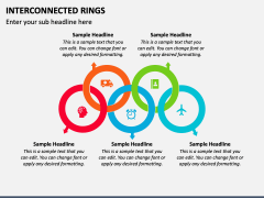 Interconnected Rings PowerPoint and Google Slides Template - PPT Slides