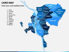 Cairo Map for PowerPoint and Google Slides - PPT Slides