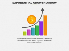 Exponential Growth Arrow for PowerPoint and Google Slides - PPT Slides