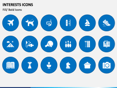 Interests Icons for PowerPoint and Google Slides - PPT Slides