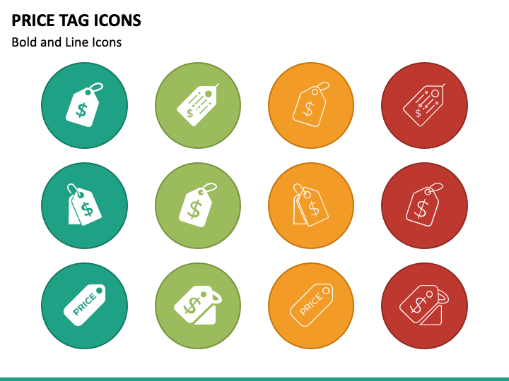 Price Tag Icons for PowerPoint and Google Slides - PPT Slides
