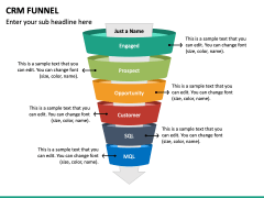 CRM Funnel PowerPoint and Google Slides Template - PPT Slides