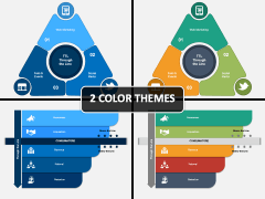 Through The Line Marketing PowerPoint and Google Slides Template - PPT ...