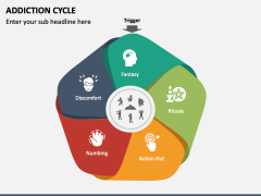 Addiction Cycle PowerPoint and Google Slides Template - PPT Slides
