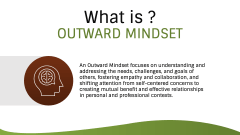 Outward Mindset PowerPoint and Google Slides Template - PPT Slides