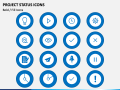 Project Status Icons for PowerPoint and Google Slides - PPT Slides