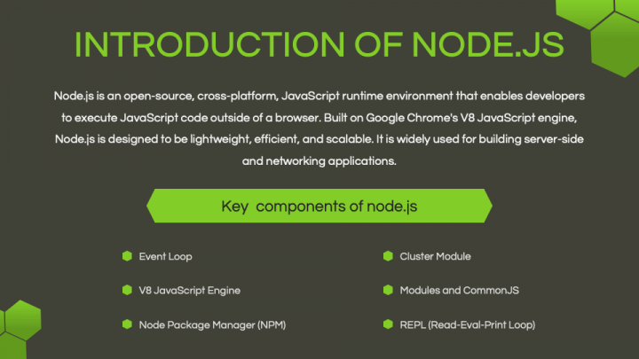 Node.js PowerPoint and Google Slides Template - PPT Slides