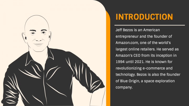 Free - Jeff Bezos PowerPoint and Google Slides Template - PPT Slides