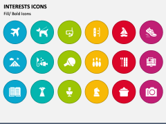 Interests Icons for PowerPoint and Google Slides - PPT Slides