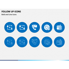 Follow Icons for PowerPoint and Google Slides
