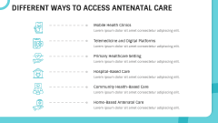 Antenatal Care PowerPoint and Google Slides Template - PPT Slides