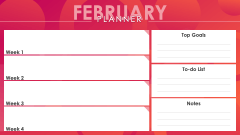 Free - Free - Free - February Planner PowerPoint and Google Slides ...