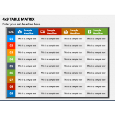 Page 20 - Matrix Table Infographics Templates for PowerPoint and Google ...