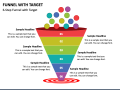 Funnel with Target PowerPoint and Google Slides Template - PPT Slides
