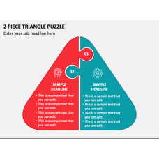 Triangle Puzzle Templates for PowerPoint and Google Slides | SketchBubble