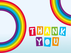 Free Rainbow Presentation Theme for PowerPoint and Google Slides