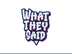 What They Said Typography for PowerPoint and Google Slides - PPT Slides