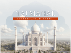 Free - Taj Mahal Presentation Theme for PowerPoint and Google Slides