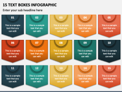 Free 15 Text Boxes Infographic for PowerPoint and Google Slides